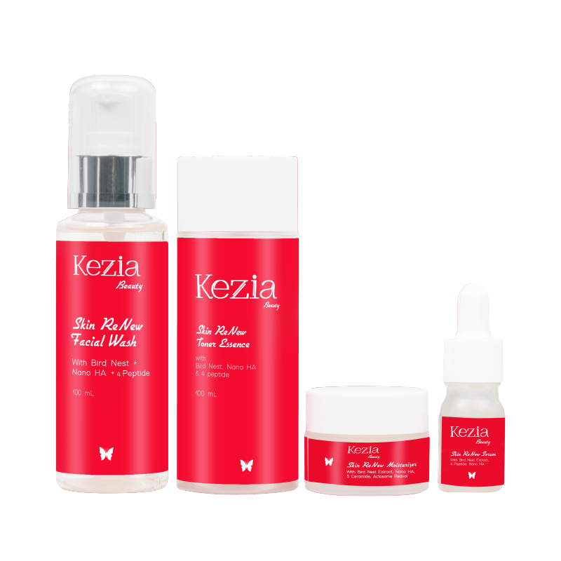 Jual KEZIA Beauty Skin ReNew Package with Birdnest Extract | Shopee ...