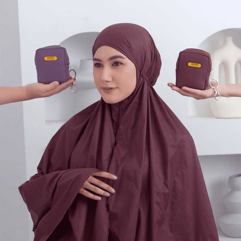 Jual Mukena Mini Travelling Parasut Korea Premium | Mukena Camelia ...