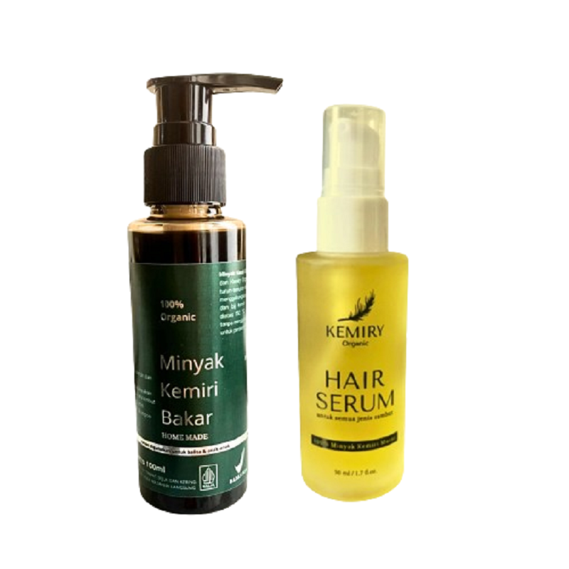 Jual Kemiry Organic - Minyak Kemiri Penumbuh rambut rontok - Paket ...