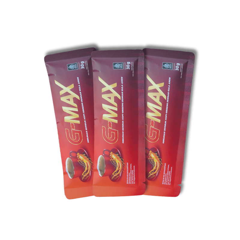 Jual G-MAX Kopi Ginseng Stamina Pria Dewasa Kuat Tahan Lama 1 Sachet @30 Gram | Shopee Indonesia