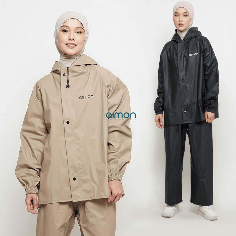 Jual Jas Hujan Pria Wanita Dewasa Setelan Jaket Celana Tebal Aimon | Shopee Indonesia