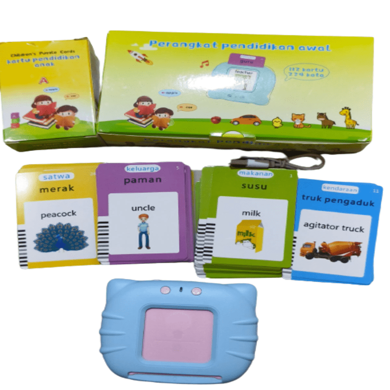 Jual Mainan Edukasi Audio Flashcard / Card Early Education Devic ...