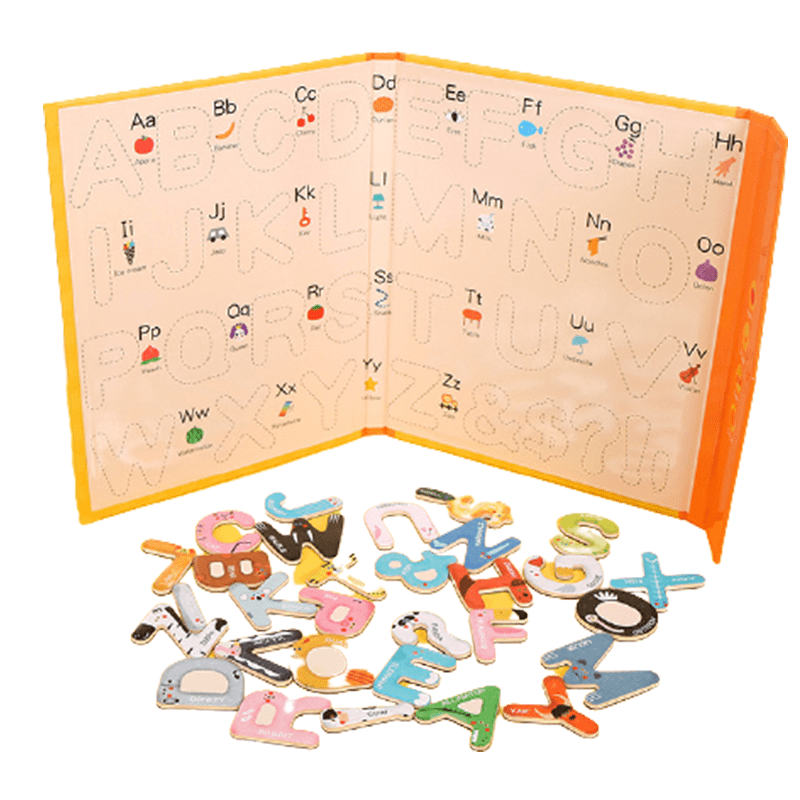 Jual Buku Papan Magnetik Alfabet A-Z / Magnetic Alphabet Book Cognitive ...