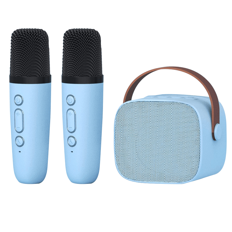 Jual LHADEVSIG Speaker Bluetooth Karaoke 2 Mic Set Salon Bluetooth bt ...