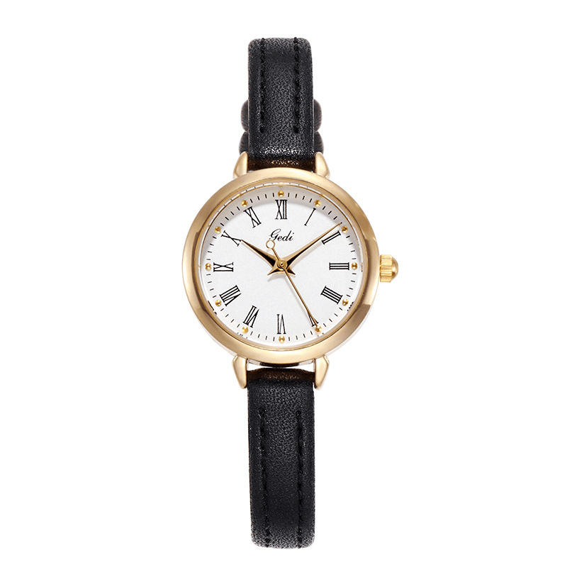 Jual Jam Tangan Wanita A0189 Small Round Roman Dial Jam Tangan Wanita ...