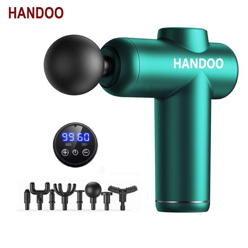 Jual HANDOO Profesi Alat pijat MASSAGE GUN-8 in1 /99 gear (Pistol pijat ...