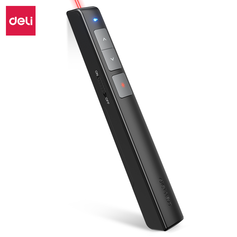 Jual Deli Laser Pointer + Presenter Wireless USB Pen Laser Presentasi ...