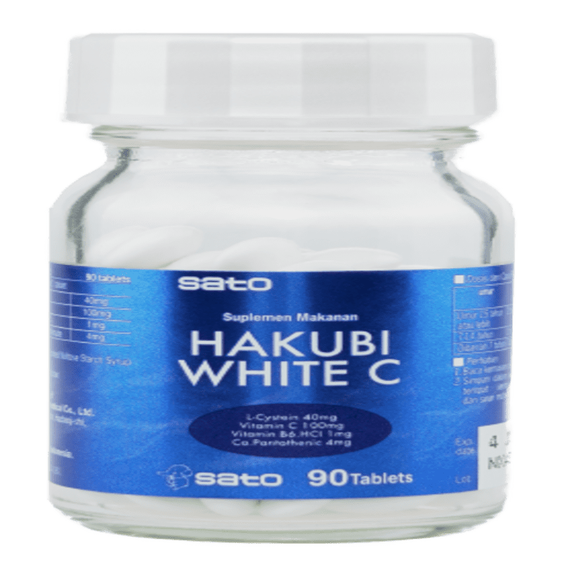 Jual Hakubi White C Suplemen Kesehatan 90 Tablet | Shopee Indonesia
