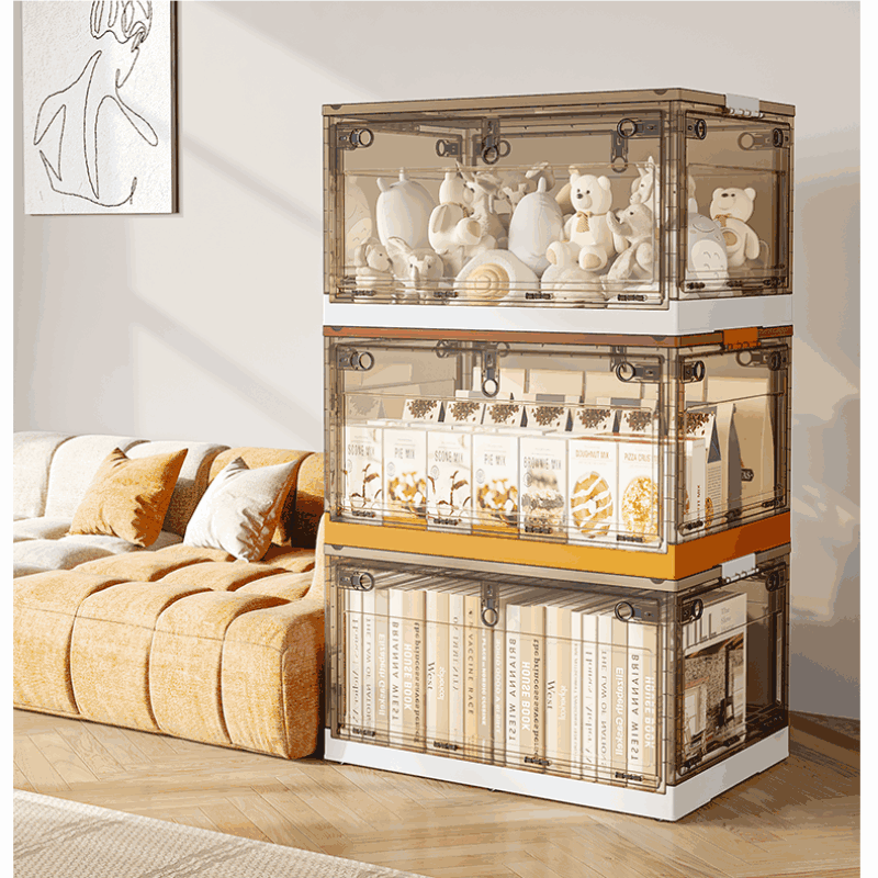 Jual Transparan Storage box Foldable Penyimpanan Box Kapasitas ekstra ...