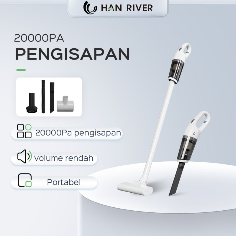 Jual HAN RIVER Vacuum Cleaner 5 in 1 Penghapusan tungau Pengisian tanpa ...