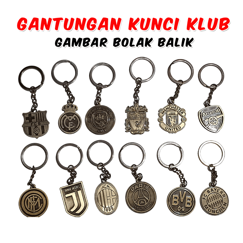 Jual Gantungan kunci klub sepak bola aksesories aksesoris souvenir ...