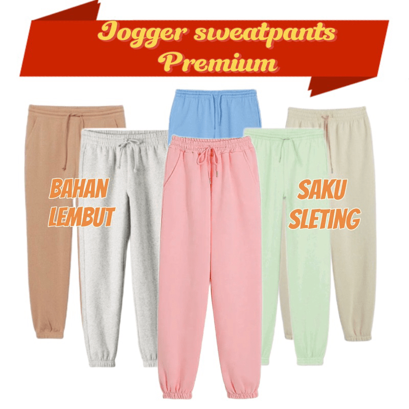 Jual Celana Joger PRIA WANITA panjang Jogger Gym training trening trining terening olahraga ...