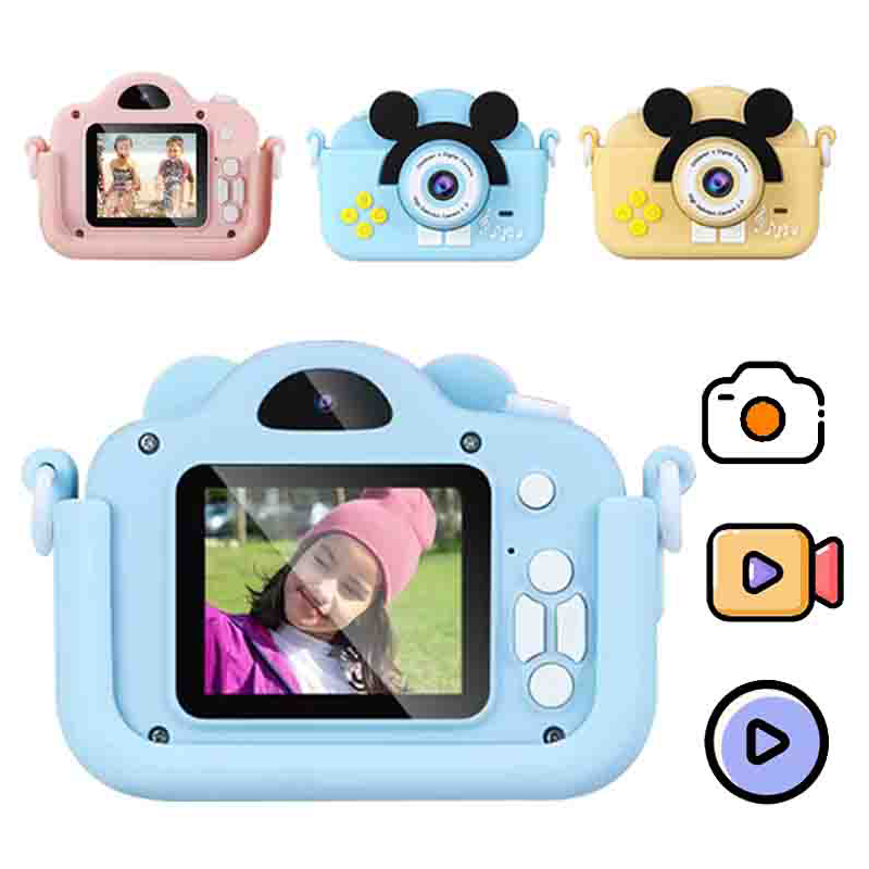 Jual Mini Anak Kamera Lucu 1080P Dual Kamera Selfie 2.0 Inch HD Layar ...