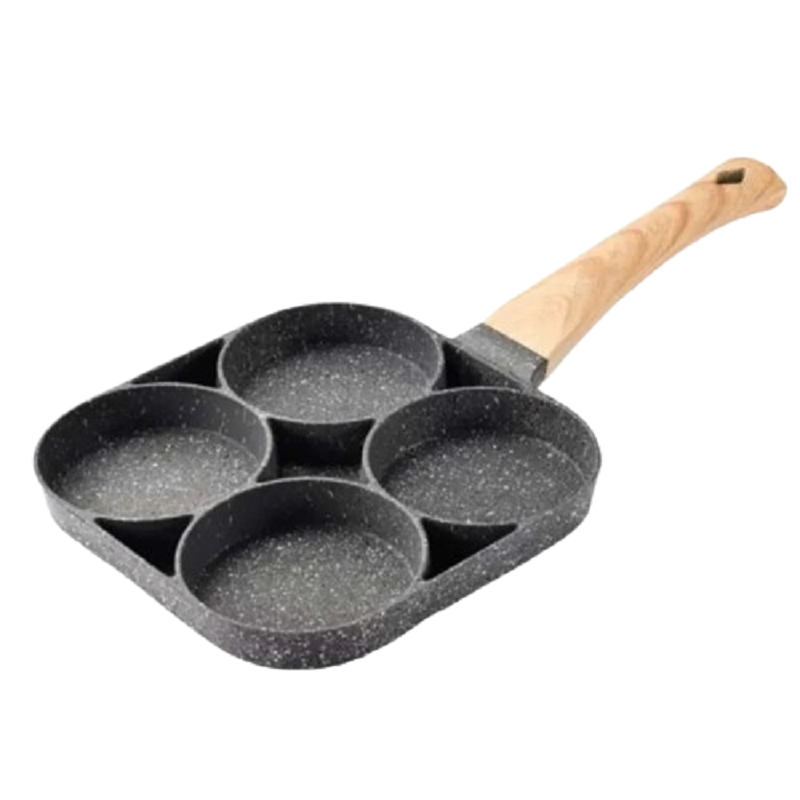 Jual Wajan Panci Penggorengan Telur Pancake 4 Lubang Non Stick Egg ...