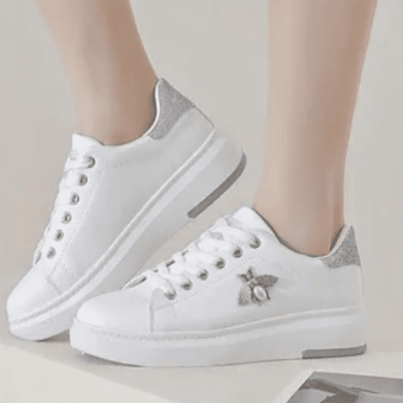 Jual sepatu putih wanita korea best seller terlaris terkini kekinian ...