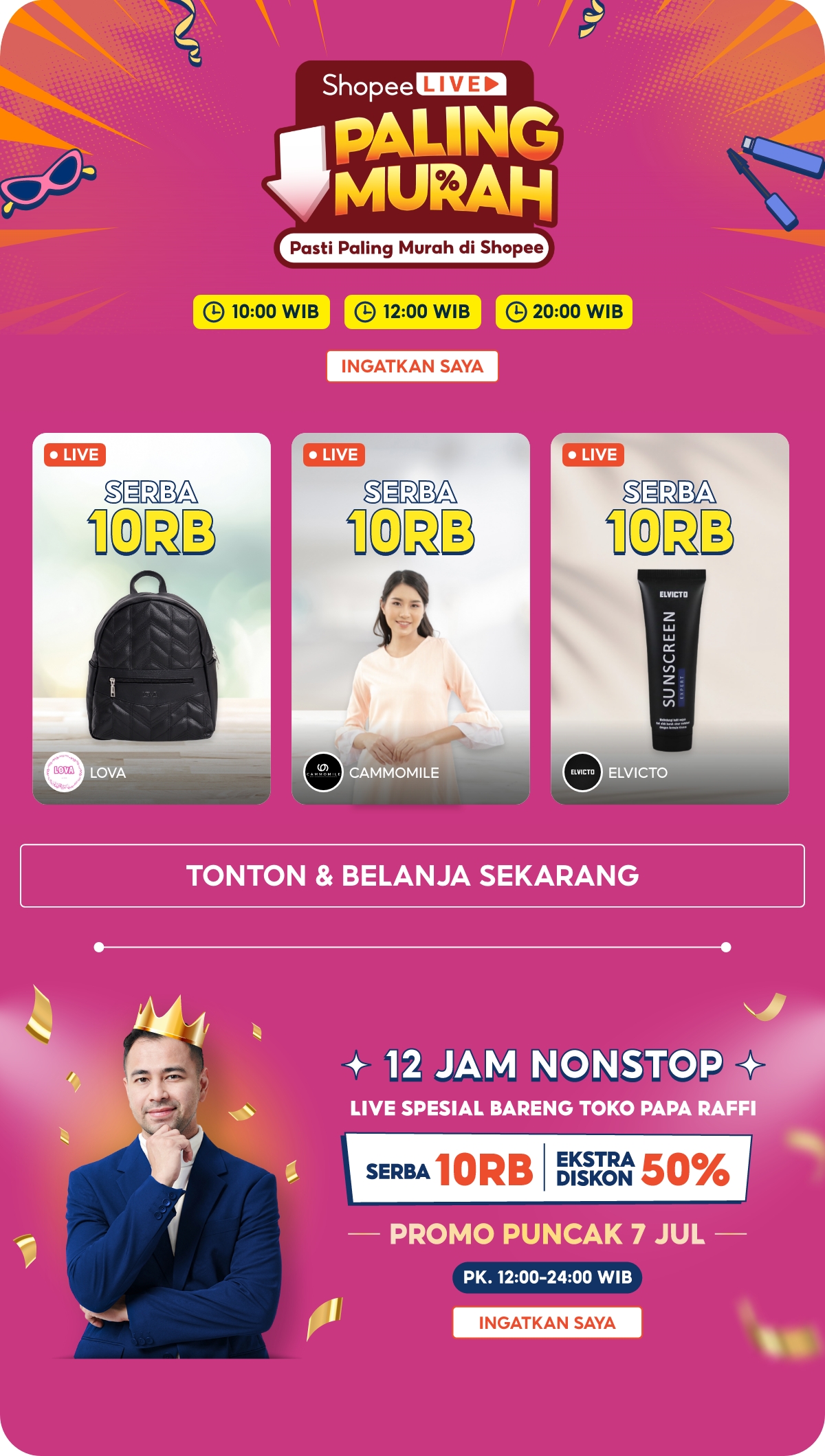 Puncak Promo 7.7 Shopee Live Bombastis Sale | Flash Sale RP1