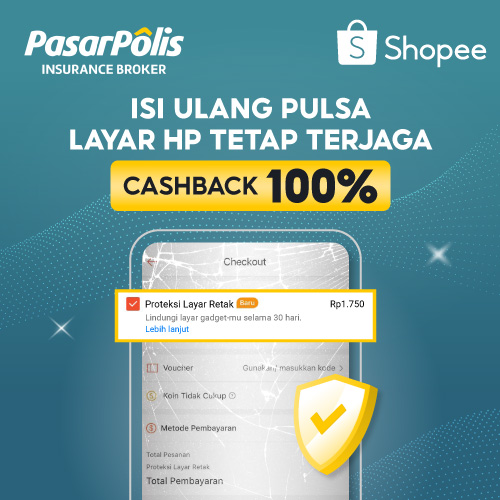 Proteksi Layar Retak | Cashback 100%