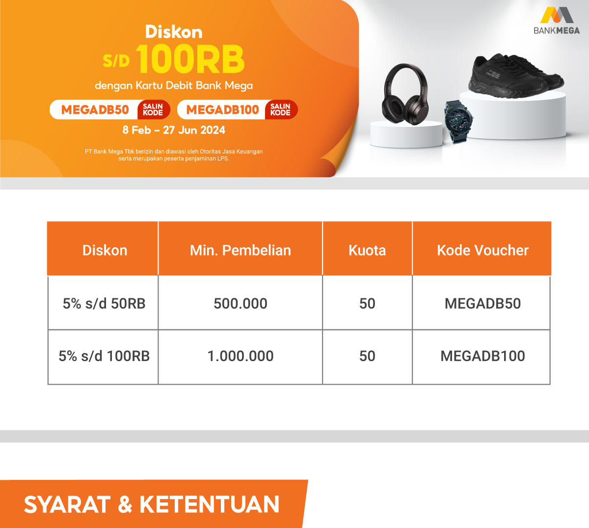 Promo Bank Mega Debit Thursday Promo