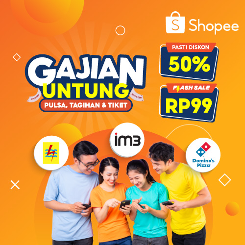 Promo Pulsa | Gajian Untung Pulsa, Tagihan & Tiket