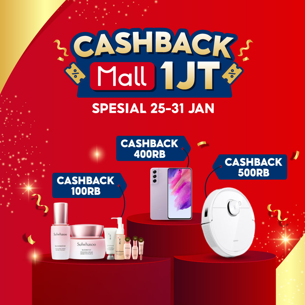 Cashback Mall 1JT | 25-31 Jan