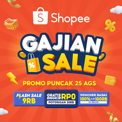 Promo Gajian Sale Shopee | 20-25 Agustus 2023