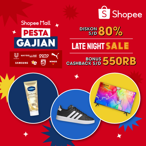 Shopee Mall Pesta Gajian | 25 Apr