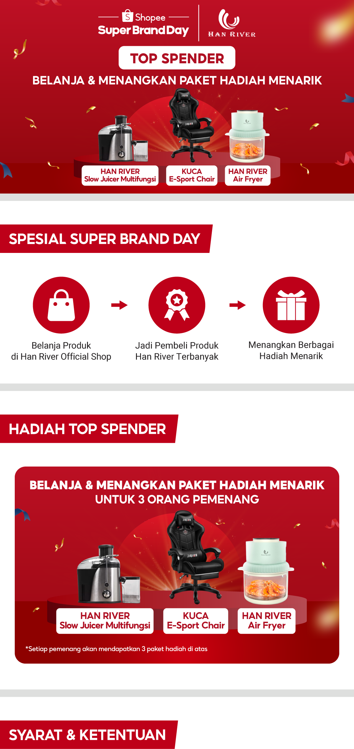 Super Brand Day Han River - Top Spender | 19 - 21 Okt