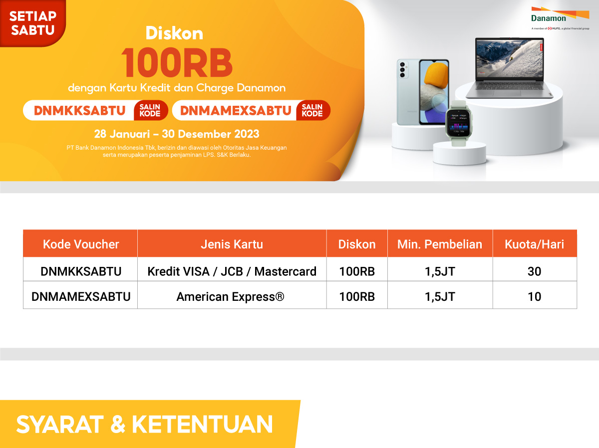 Promo Bank Danamon Sabtu