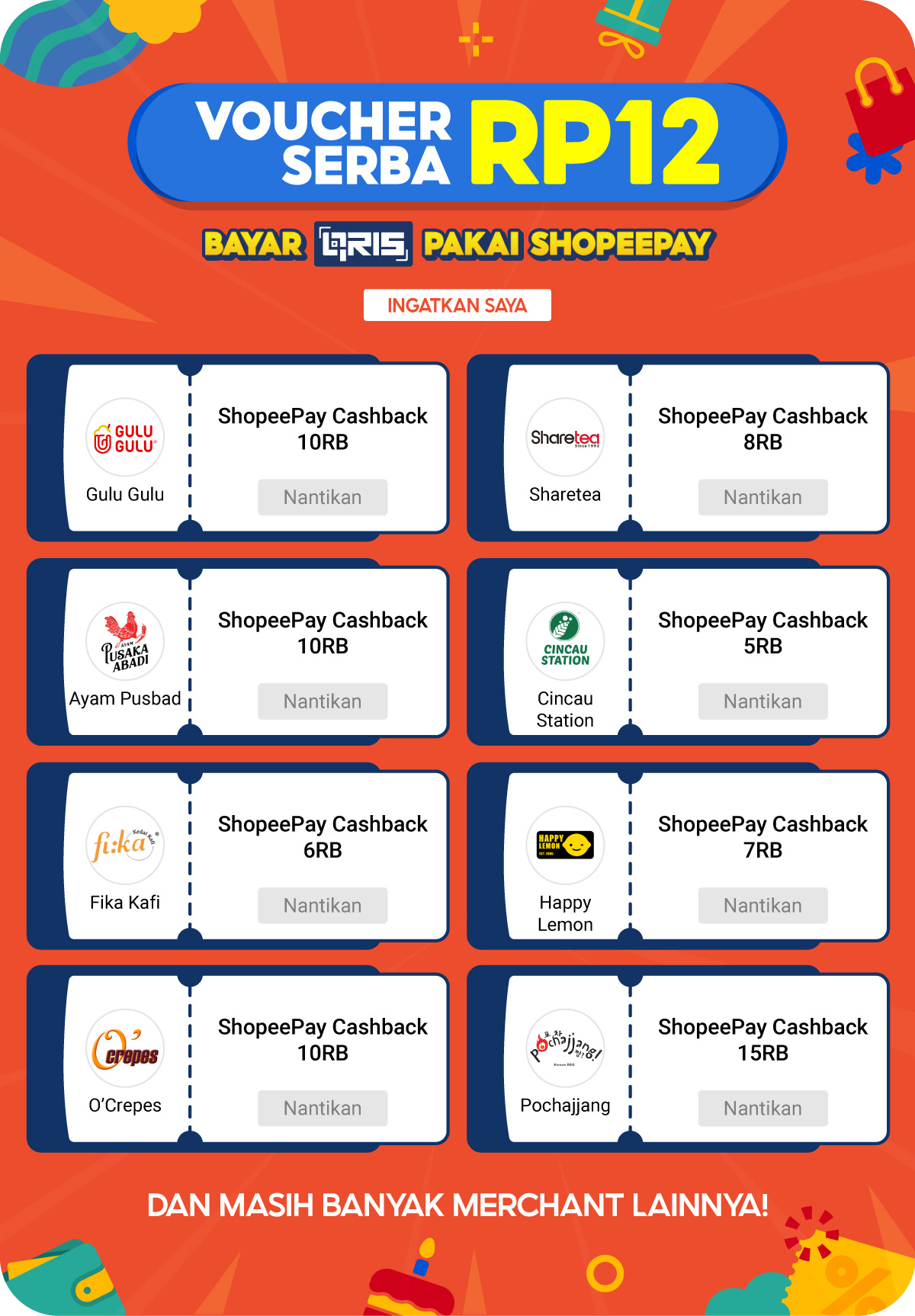 Promo ShopeePay 12.12 Birthday Deals | Bonus Total 1.2JT