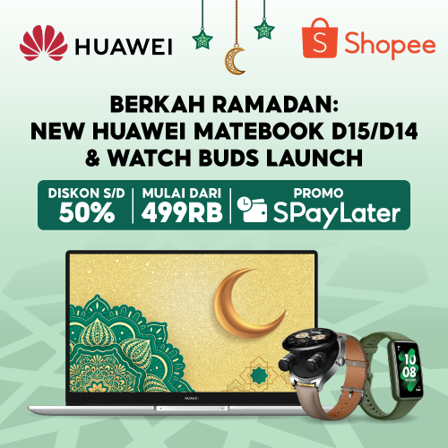 Huawei Watch Buds & Matebook D15/D14 - Launch | 3-16 Apr