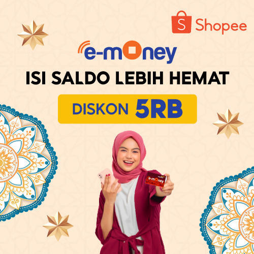 Isi Saldo Emoney Lebih Hemat Diskon 5RB
