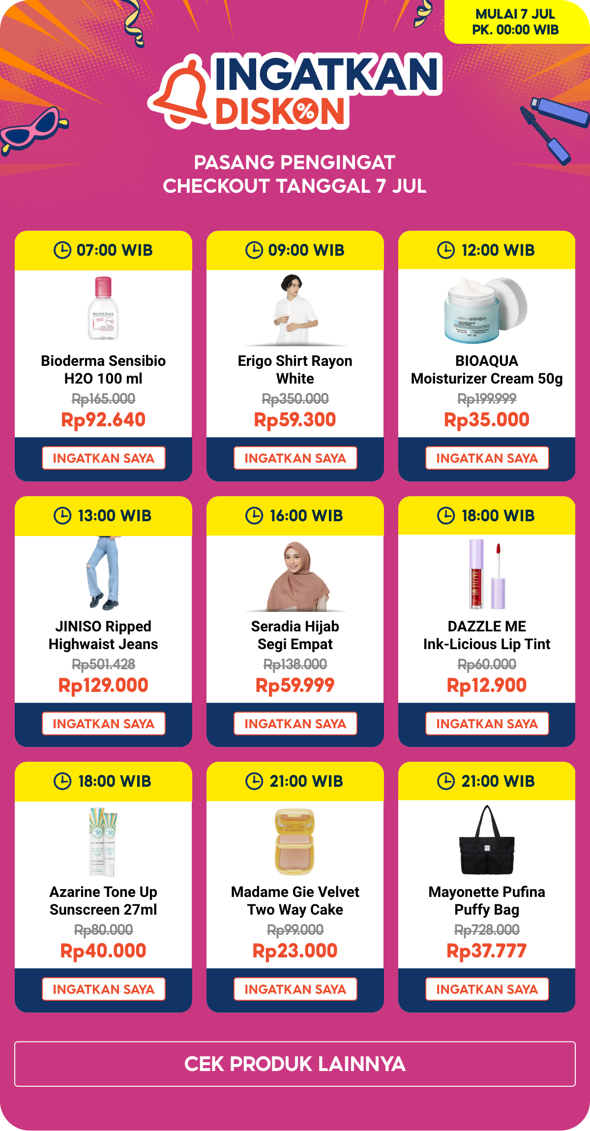 Puncak Promo 7.7 Shopee Live Bombastis Sale | Flash Sale RP1