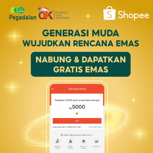 Generasi Muda Wujudkan Rencana Emas, Nabung & Dapatkan Emas Gratis