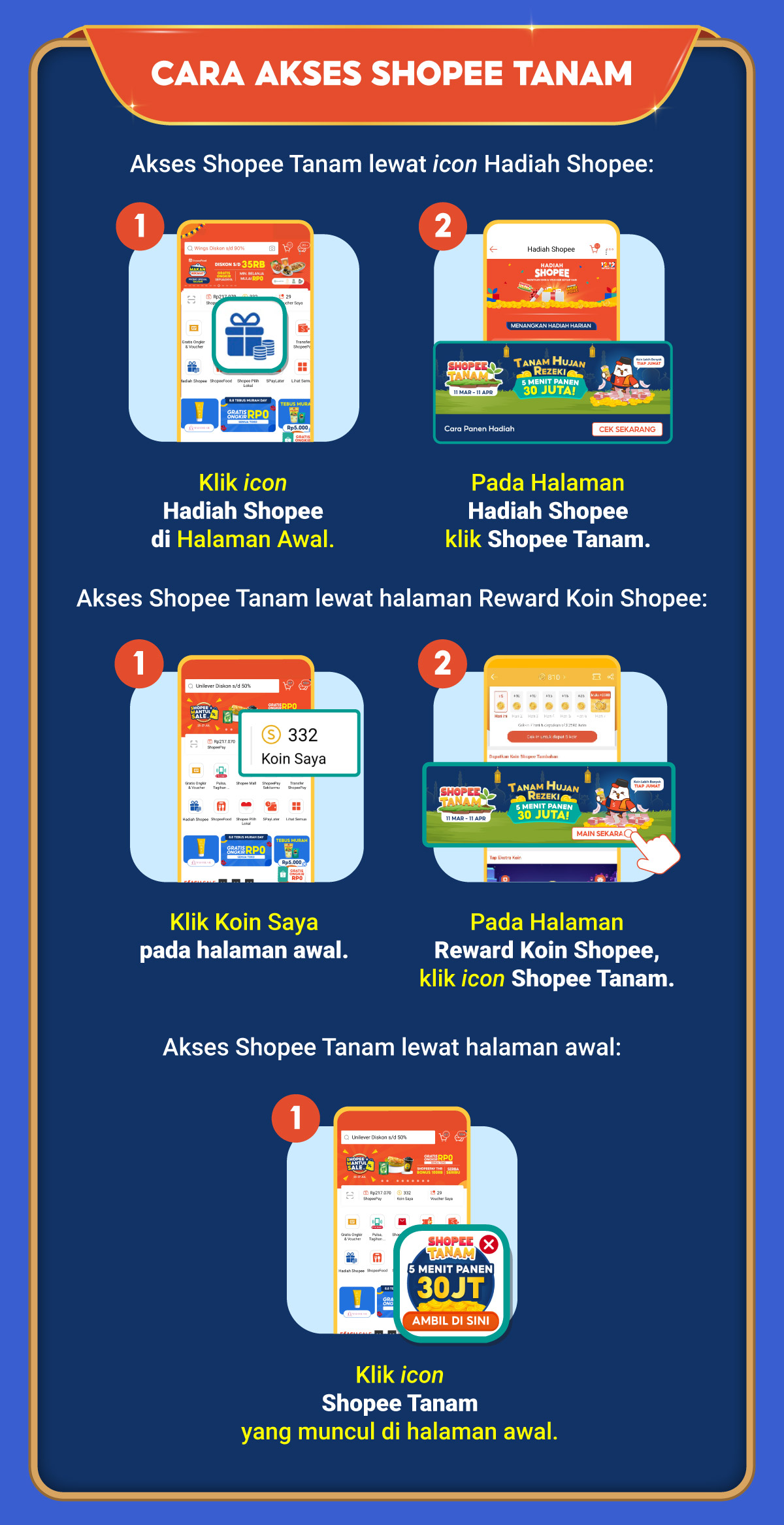 Main Shopee Tanam | Shopee Indonesia