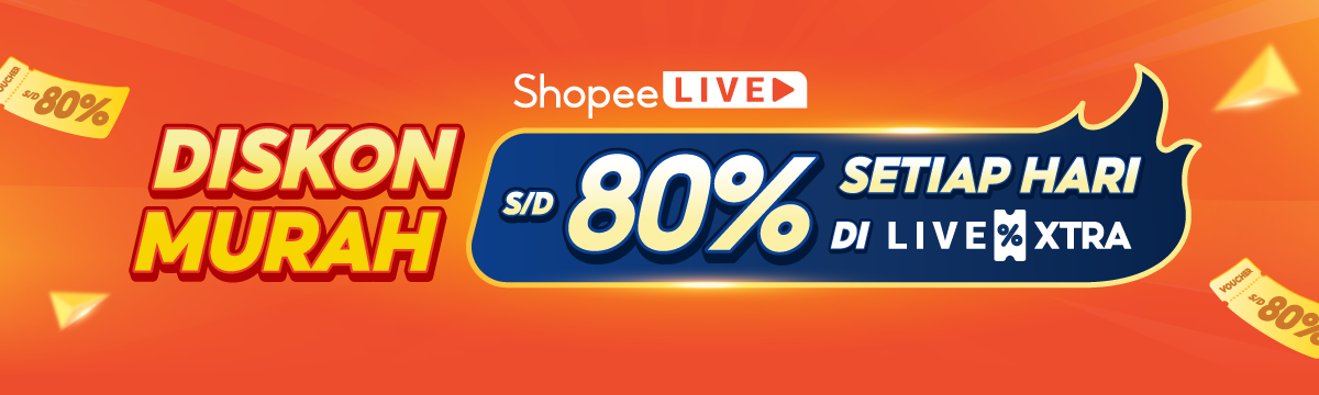 Belanja di Shopee Live | Diskon Murah s/d 80% Setiap Hari