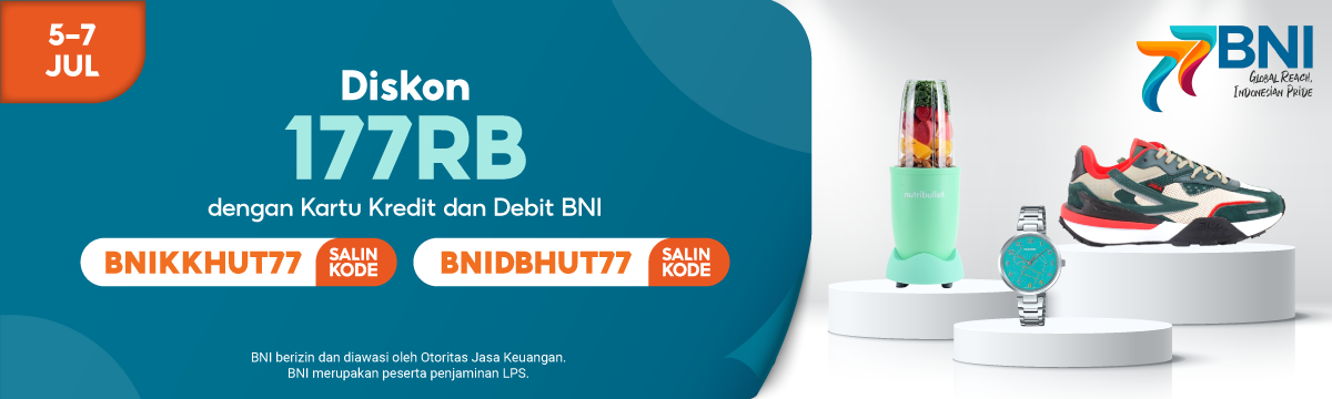 Promo BNI - BNI HUT 77 CC & Debit