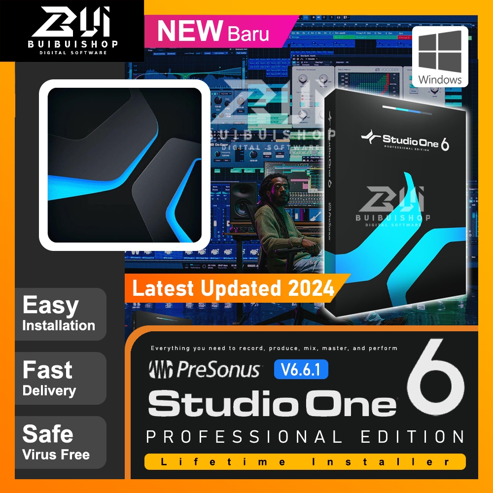 Jual PreSonus Studio One Pro 6.6.1 l Latest 2024 l Windows | Shopee ...