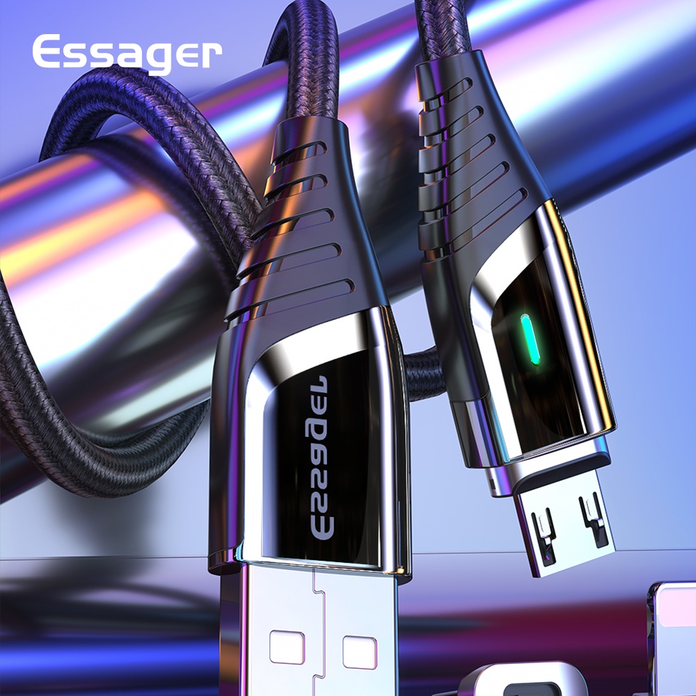 Jual ESSAGER Kabel Data Magnet USB Type-C Charger Magnetic Super Fast ...