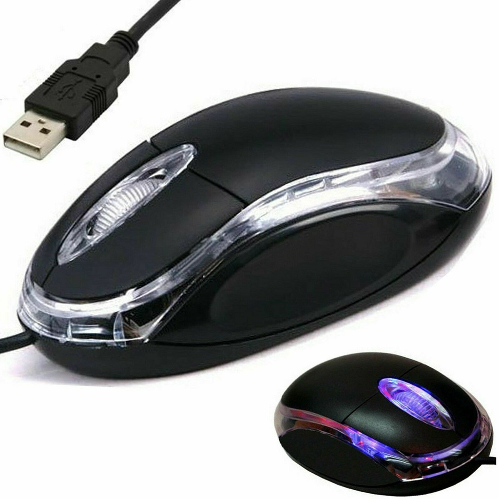 Jual Mouse Murah Optical Unitech/Avan Wired Kabel USB 1000DPI - Black ...