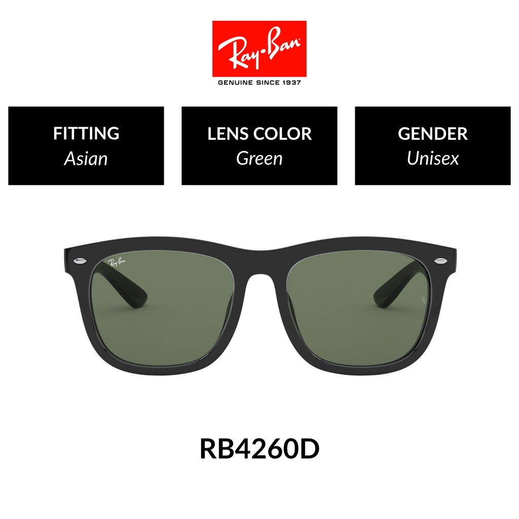 Jual RAY-BAN | RB4260D 601/71 | Asian Fitting | Sunglasses | 57mm ...