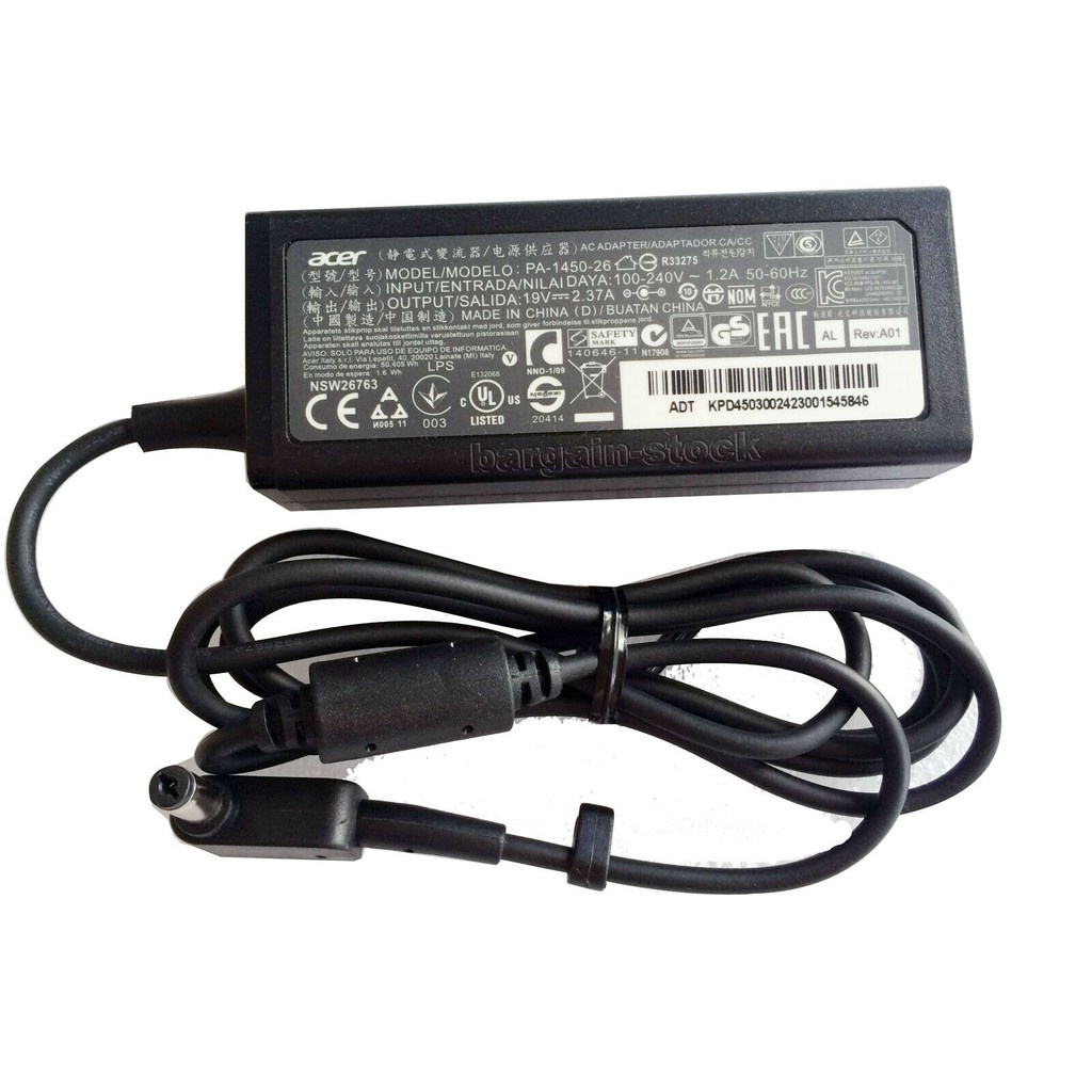 Jual Charger Laptop Acer Aspires 3 A311 A314 A315 A315-41 ES1-111 ES1 ...