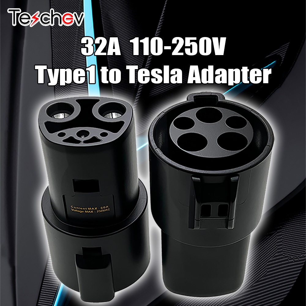 Jual Teschev EV Charger Converter 32A 220V 250V Charging Adapter SAE ...
