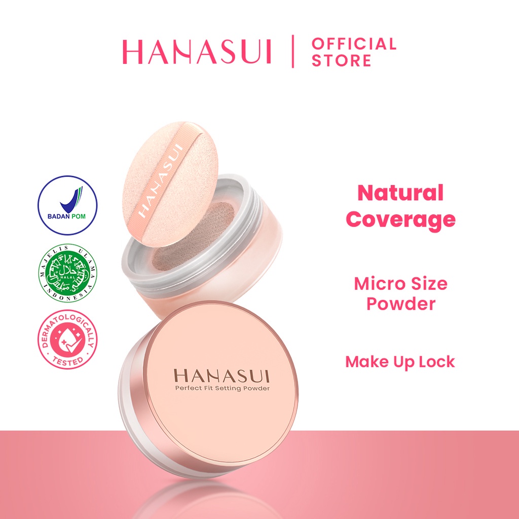 Jual HANASUI Perfect Fit Setting Powder - Badak Tabur Halus | Shopee ...