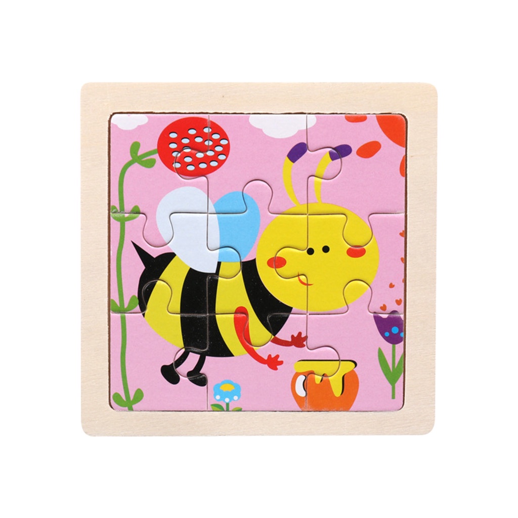 Jual FUNTOY 10 Gaya puzzle kayu jigsaw puzzel kayu mainan mainan puzzle ...