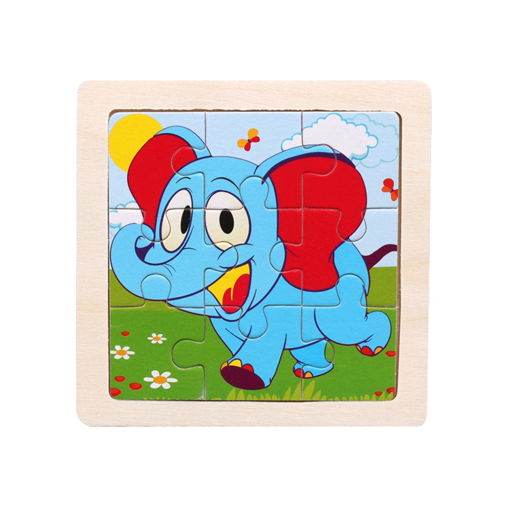 Jual FUNTOY 10 Gaya puzzle kayu jigsaw puzzel kayu mainan mainan puzzle ...