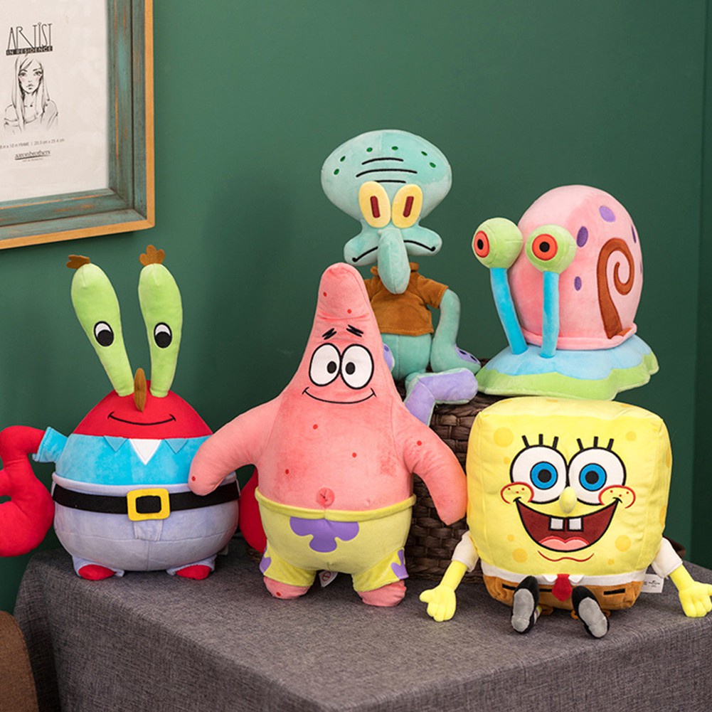 Jual Mainan Boneka Stuffed Plush Spongebob/Patrick/Tuan Crab/Boneka ...