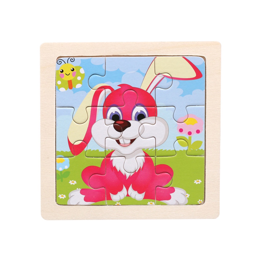 Jual FUNTOY 10 Gaya puzzle kayu jigsaw puzzel kayu mainan mainan puzzle ...