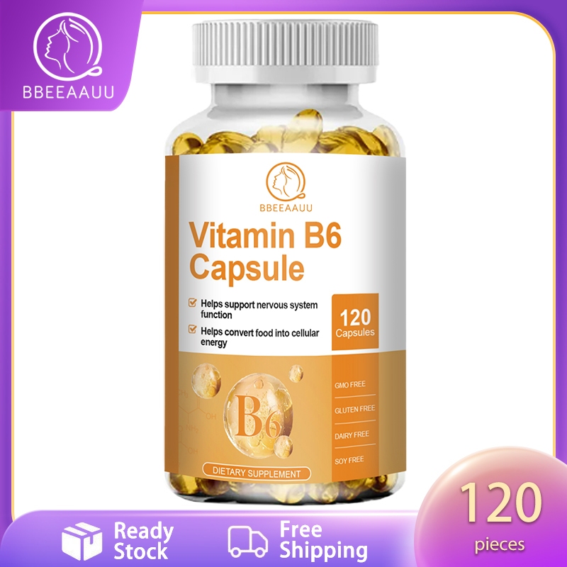 Jual BBEEAAUU Vitamin B6 capsules 1000 Mg For Cardiovascular ...