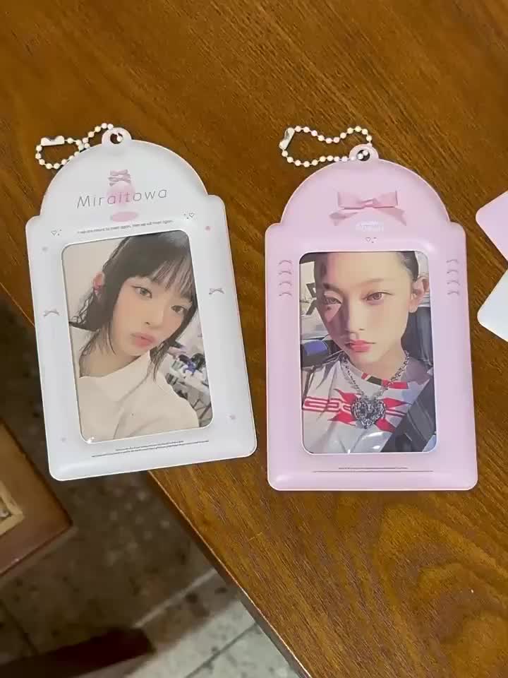 Jual Y2K ID Card Holder Bow Kpop Photo Idol Cards Collect INS Cards ...