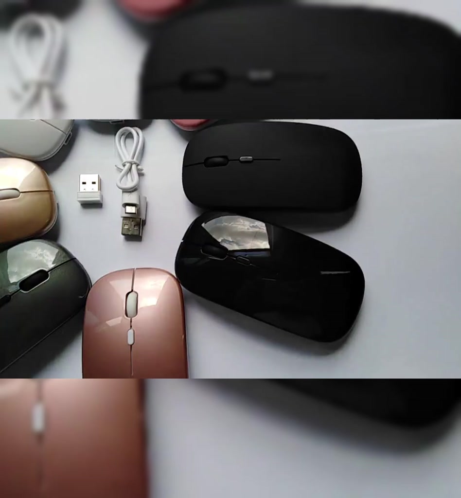 Jual Mouse Wireless 2.4GHz Silent Bluetooth Rechargeable RGB LED ...